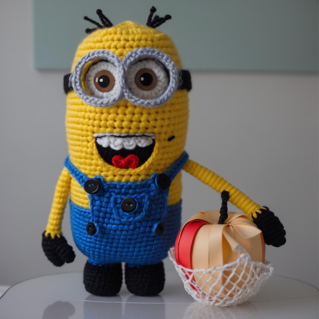 Minion Knitting Pattern | Crochet Plush Amigurumi Knitting Pattern for ...