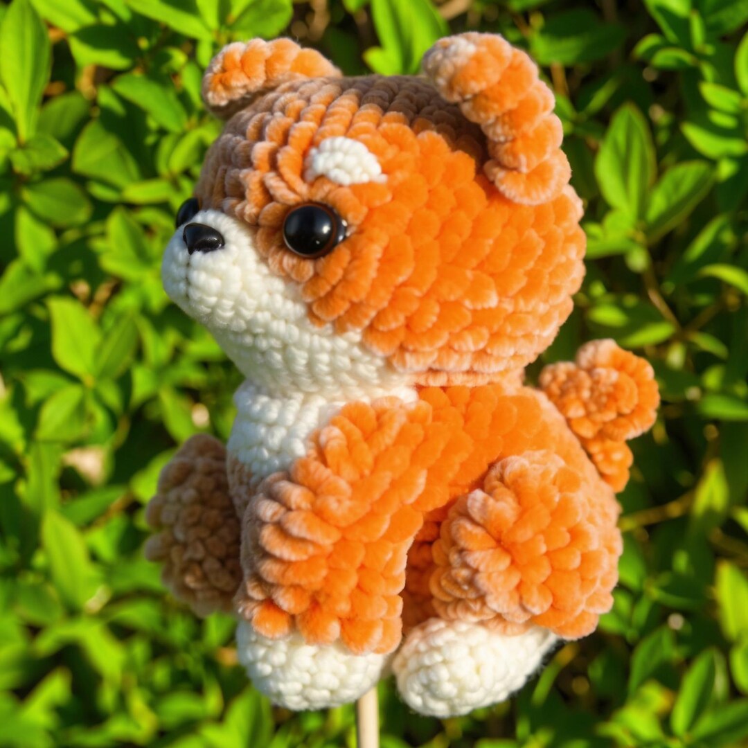 Knitting Pattern – Puppy Shiba Inu Crochet Plush | Amigurumi PDF ...