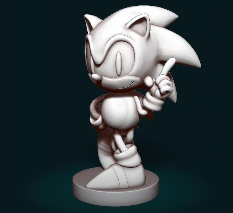 Sonic 3D Printer Model Pack - STL File Bundle - Classic Sonic ...