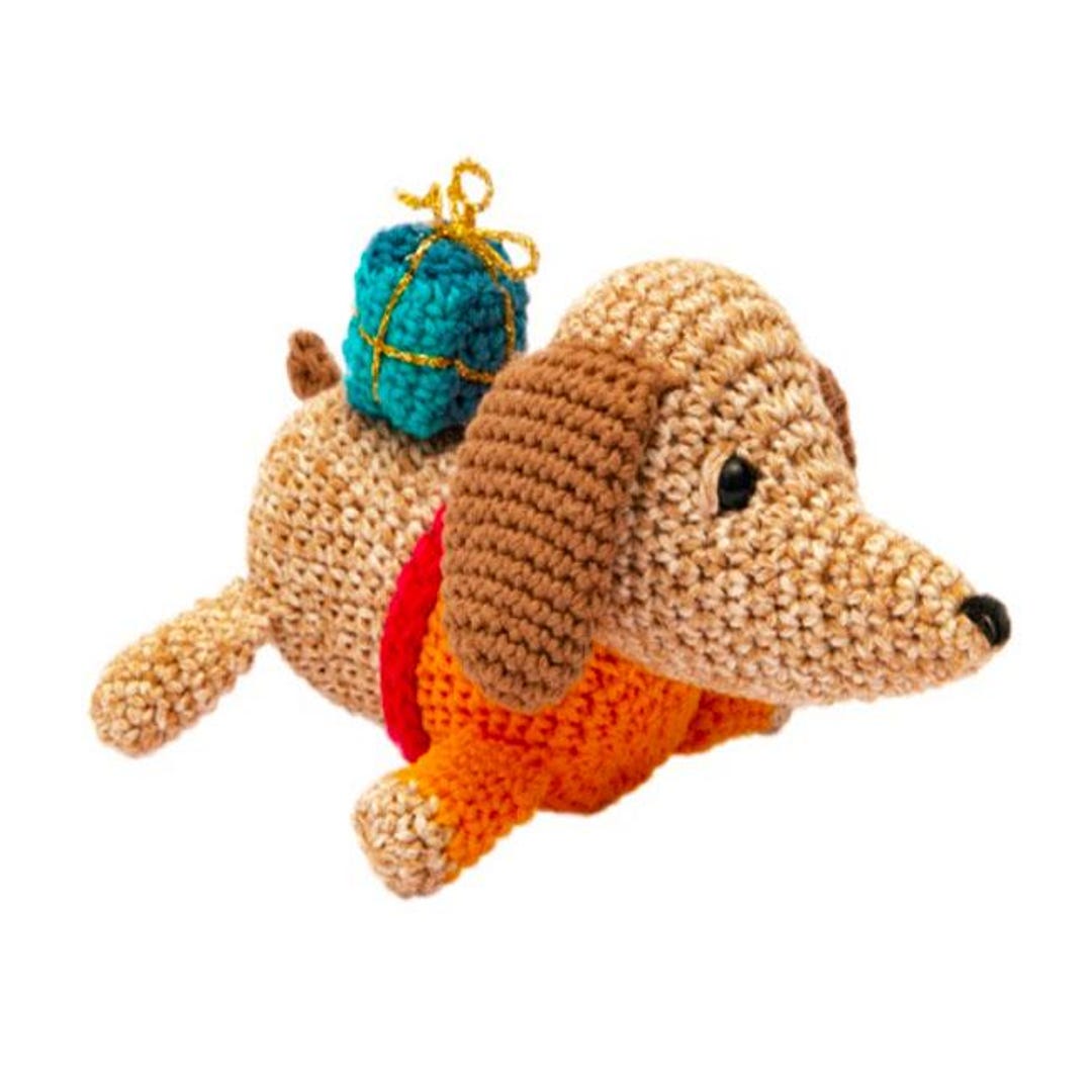 Knitting Pattern – Sausage Dog Crochet Plush | Amigurumi PDF Tutorial ...
