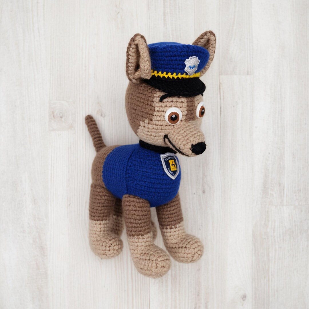 Knitting Pattern – Chase Pup Crochet Plush | Amigurumi PDF Tutorial Toy ...