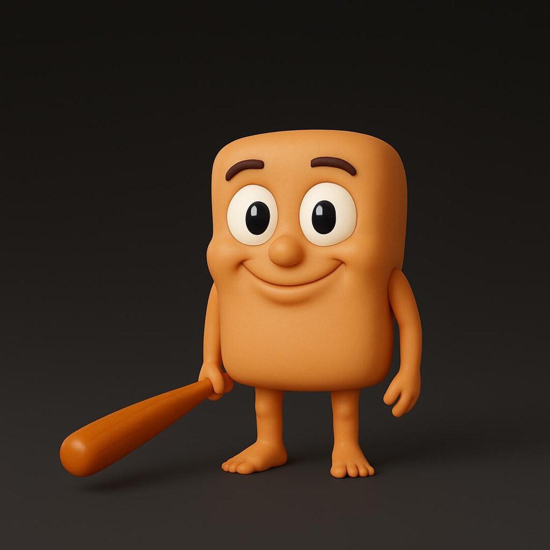 Baseball Bat Meme 3D Printer Model | STL File | Fun Meme-inspired ...