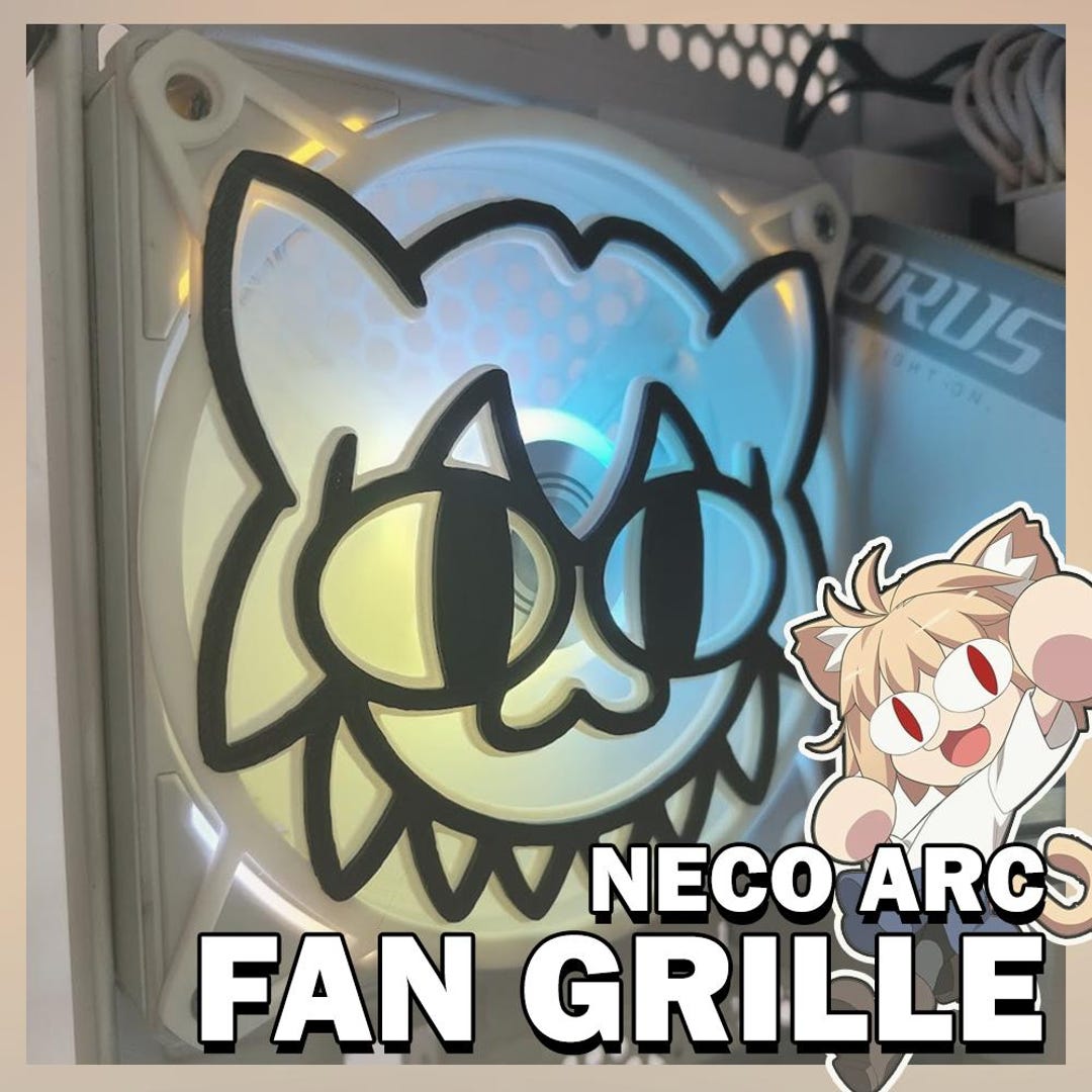 Neco Arc Computer Fan Grille/fan Shroud, 120mm - 140mm Computer ...