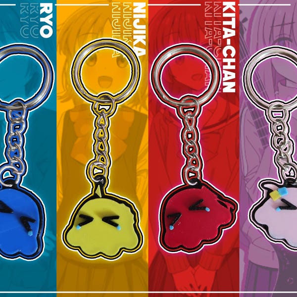 Bocchi the Rock Keychain - Etsy