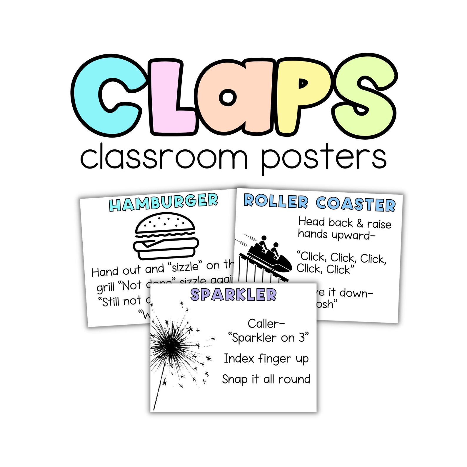 AVID Clap Posters for Any Grade | Back to School Classroom Decor | Fun ...