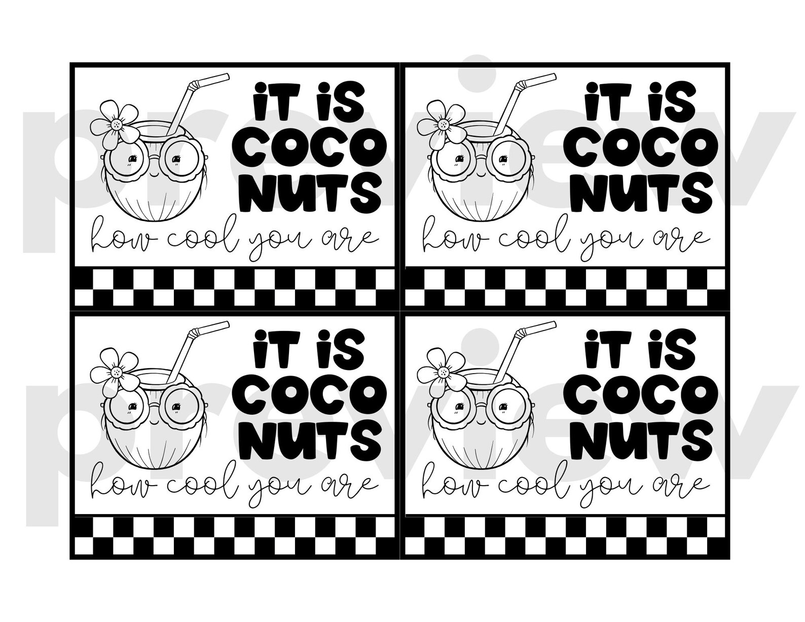 Beach Theme End-of-year Gift Tags | Tropical Summer Student & Staff ...