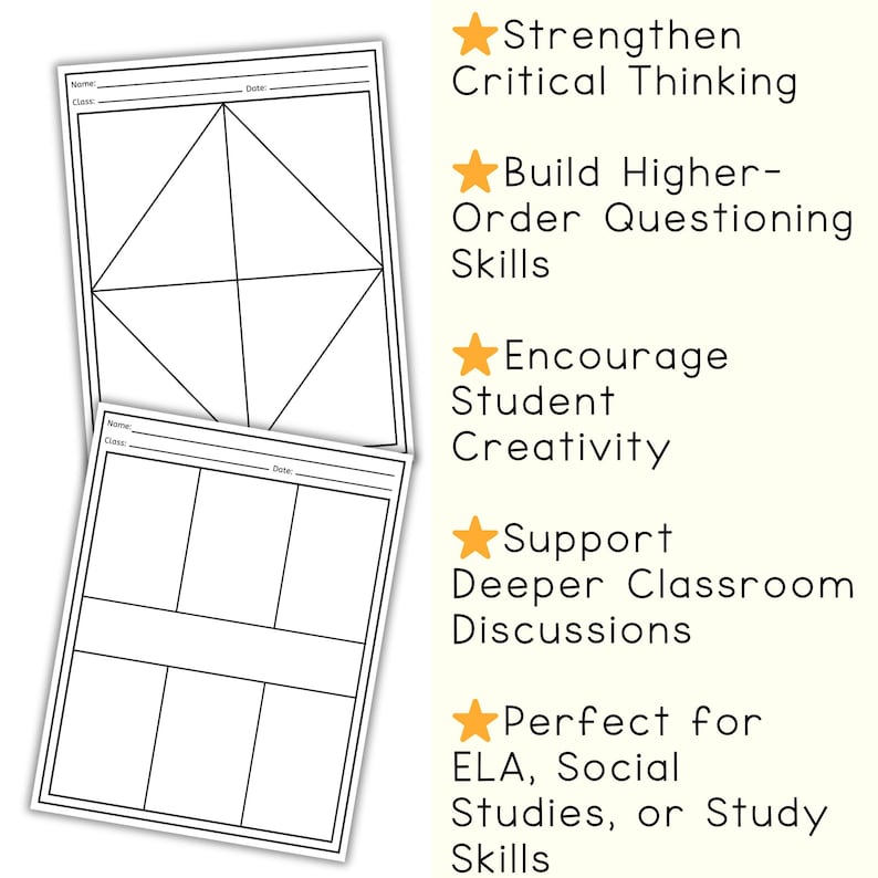 Editable Canva One-pager Templates: Reading Response, Study Skills (PDF ...