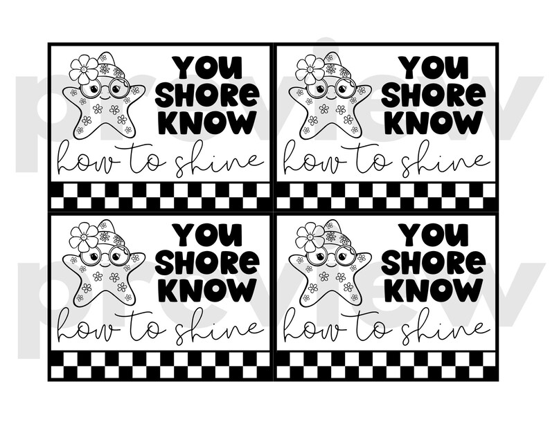 Beach Theme End-of-year Gift Tags | Tropical Summer Student & Staff ...