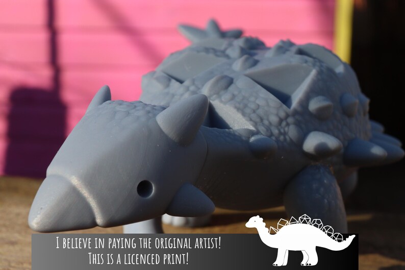 Angus the Ankylosaurus Dice Holding Dinosaur - Awesome DND Accessory ...