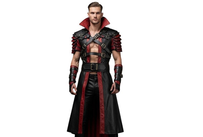 Handmade Leather Vampire Armor Cloak: Gothic LARP Costume - Etsy