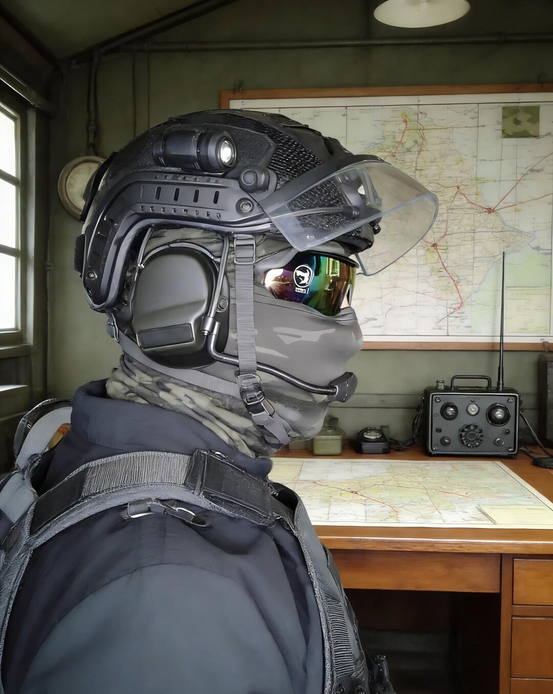Tactical Helmet Set – Special Ops Cosplay, Airsoft Full Kit - Etsy