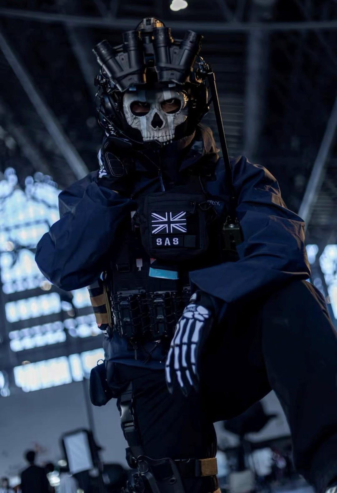 Tactical SAS Ghost Mask Cosplay Costume Set - Etsy