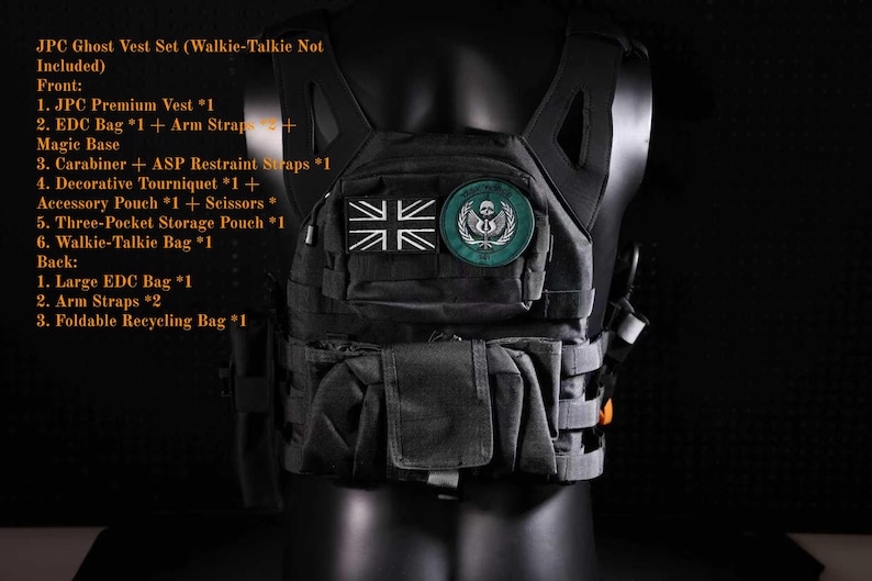 Tactical SAS Ghost Mask Cosplay Costume Set - Etsy
