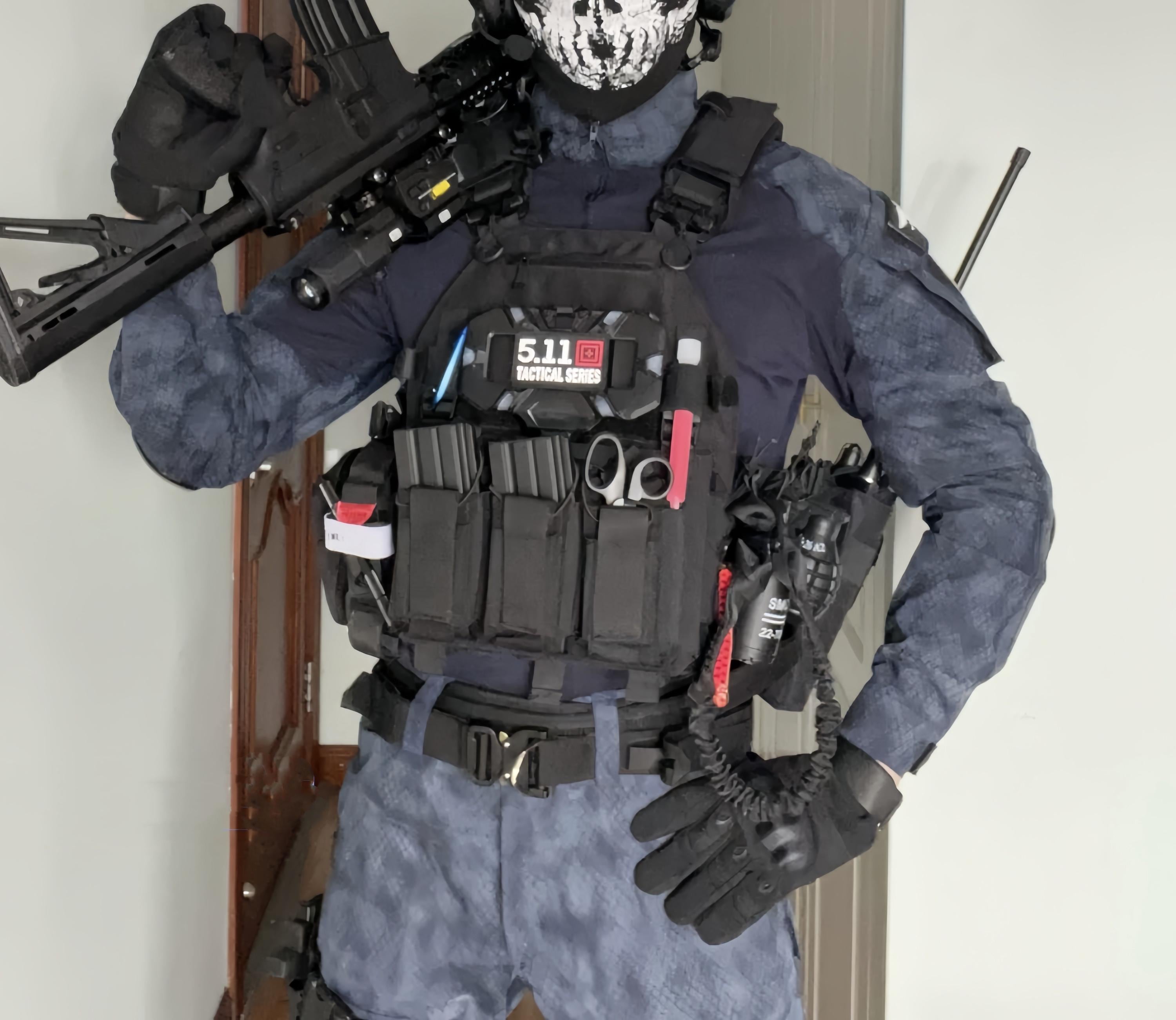 1000D Nylon 6094 Tactical Vest, Military Style Plate Carrier, Adjustable Combat Vest for Cosplay ...