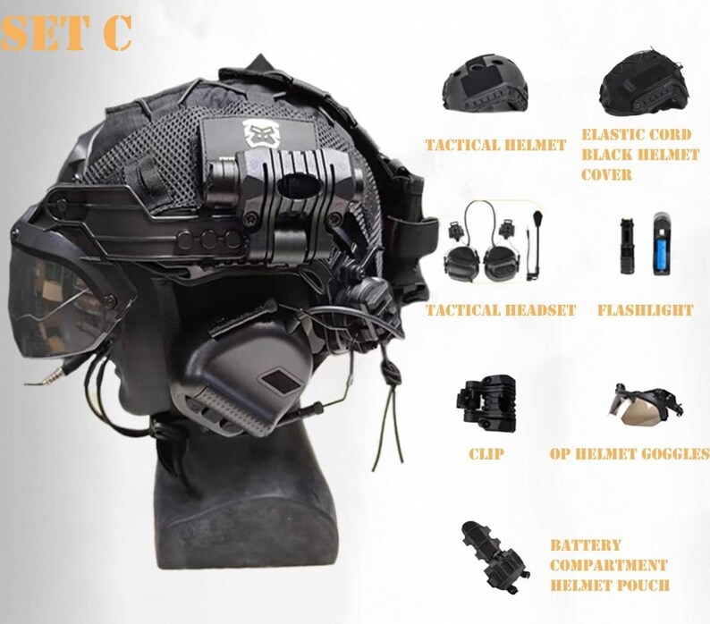 Ghost Cosplay Tactical Helmet, Call of Duty COD19 Special Forces ...
