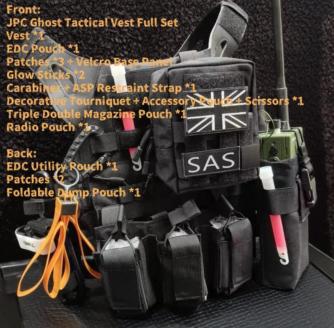 Tactical SAS Ghost Mask Cosplay Costume Set - Etsy