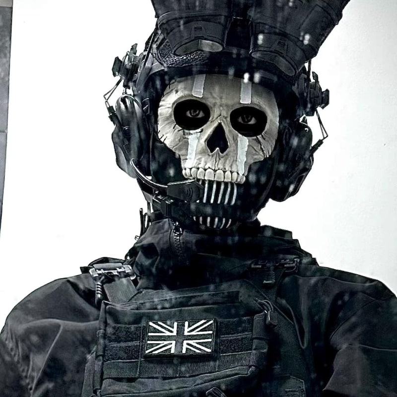 Cod Ghost Mask - Etsy