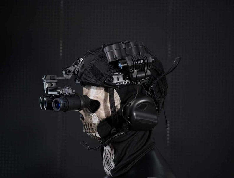 Tactical SAS Ghost Mask Cosplay Costume Set - Etsy
