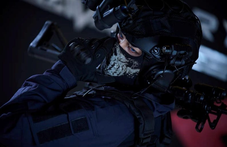 Ghost Cosplay Tactical Helmet, Call of Duty COD19 Special Forces ...