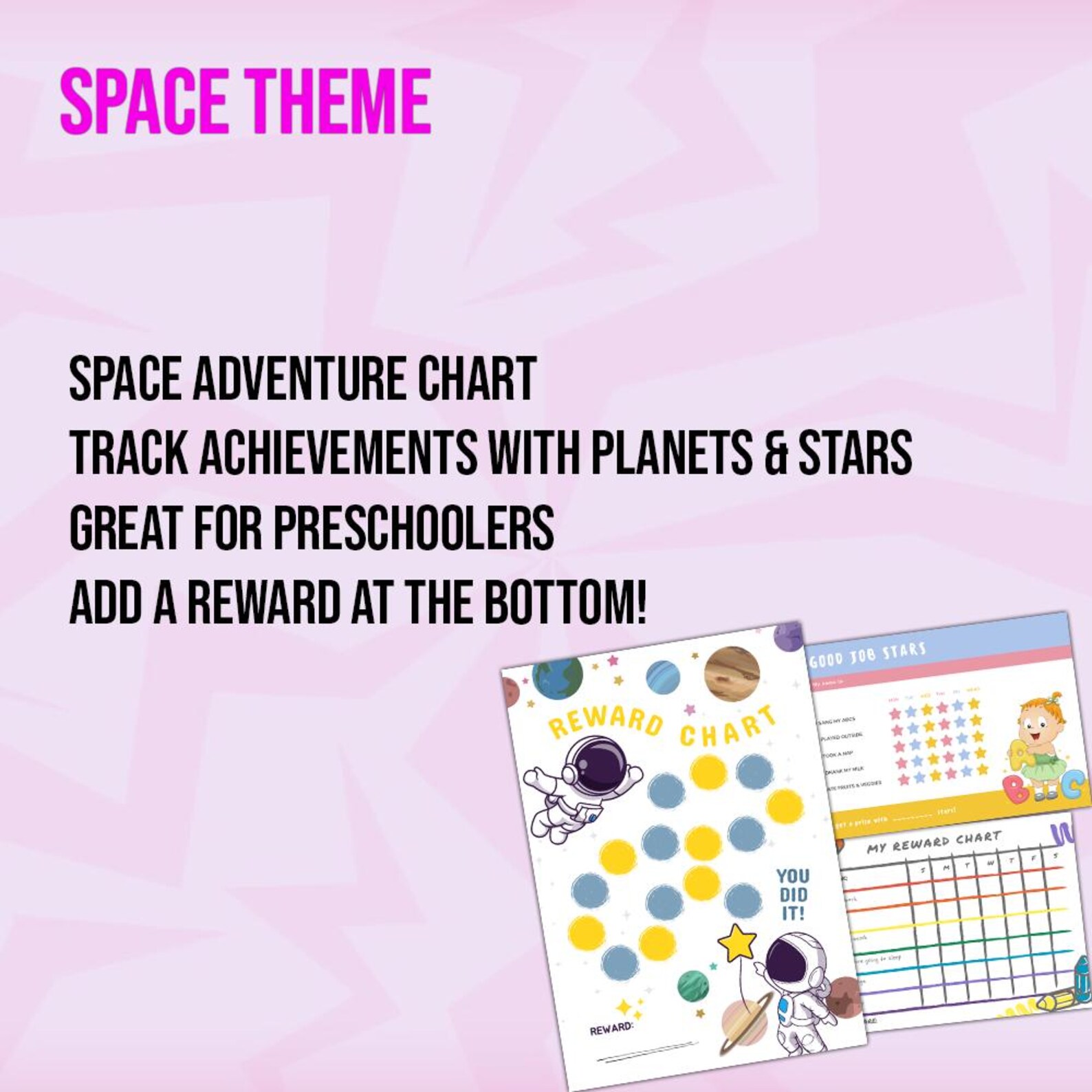 Printable Reward Chart for Kids | Toddler Behavior & Routine Chart ...