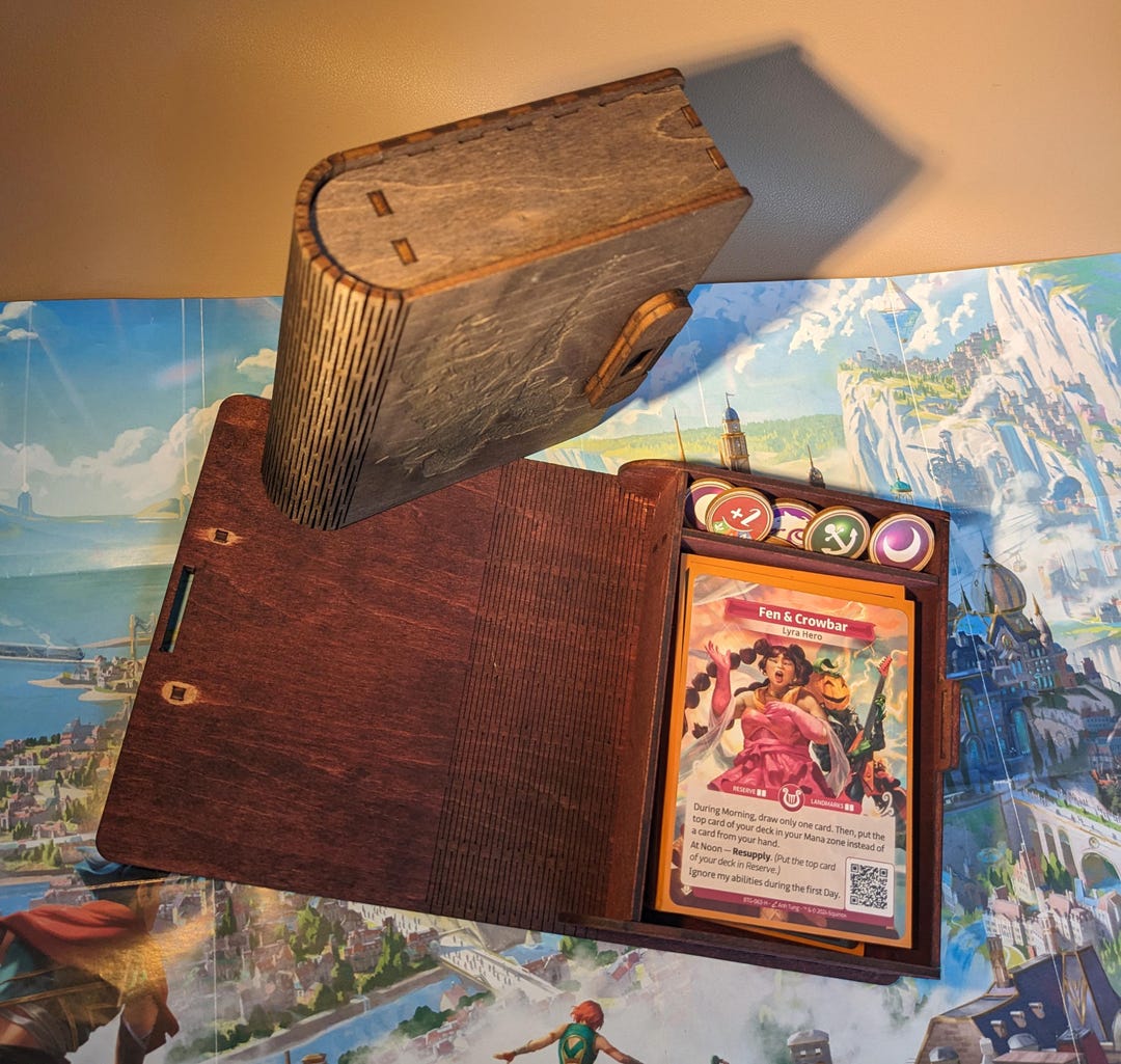 Altered Deck Box (separate Deck and Token Compartments) - Compatible ...