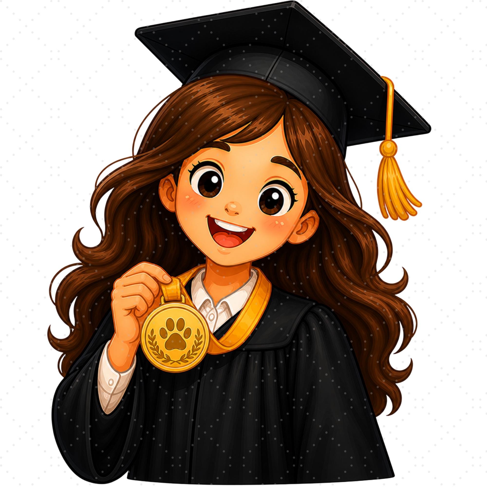 Graduation Kids Clipart Bundle, Cute Graduate Boys Girls PNG, School ...