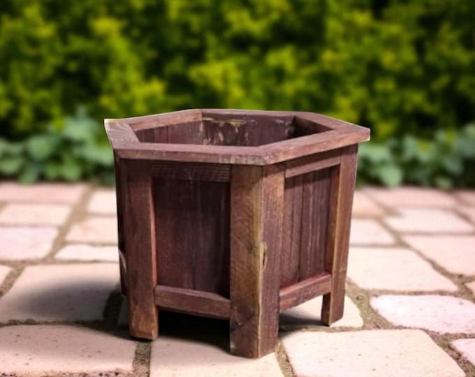 Plant Pot / Hexagon Plant Pot / Cedar Plant Pot / Build Plan / Digital ...