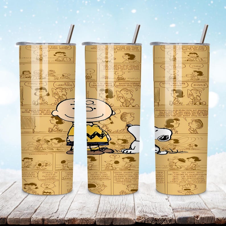 Snoopy 20oz Tumbler Wrap - Snoopy Tumbler Wrap - Snoopy PNG - Peanuts ...