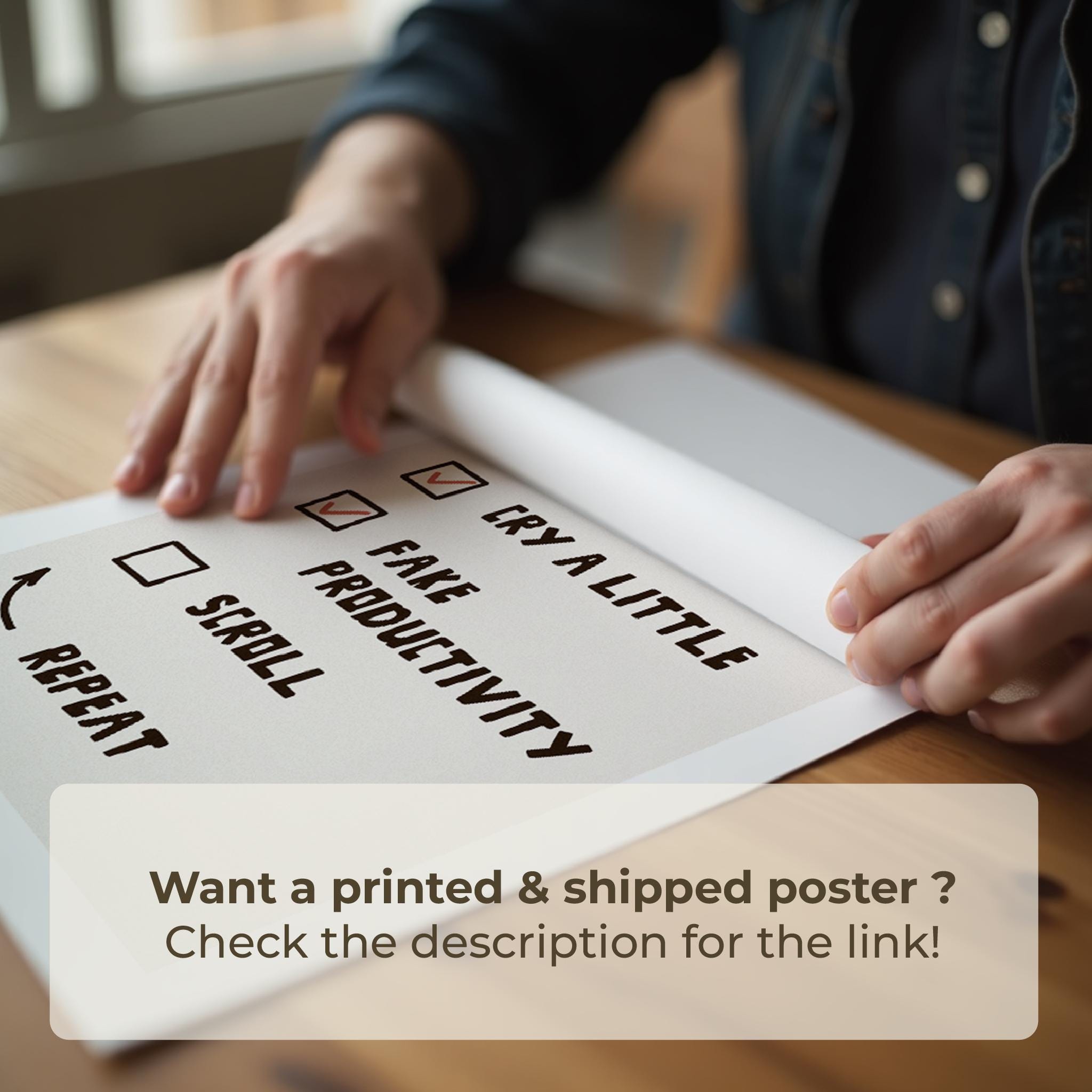 Funny to Do List Wall Art | Office Decor | Productivity Humor Poster ...