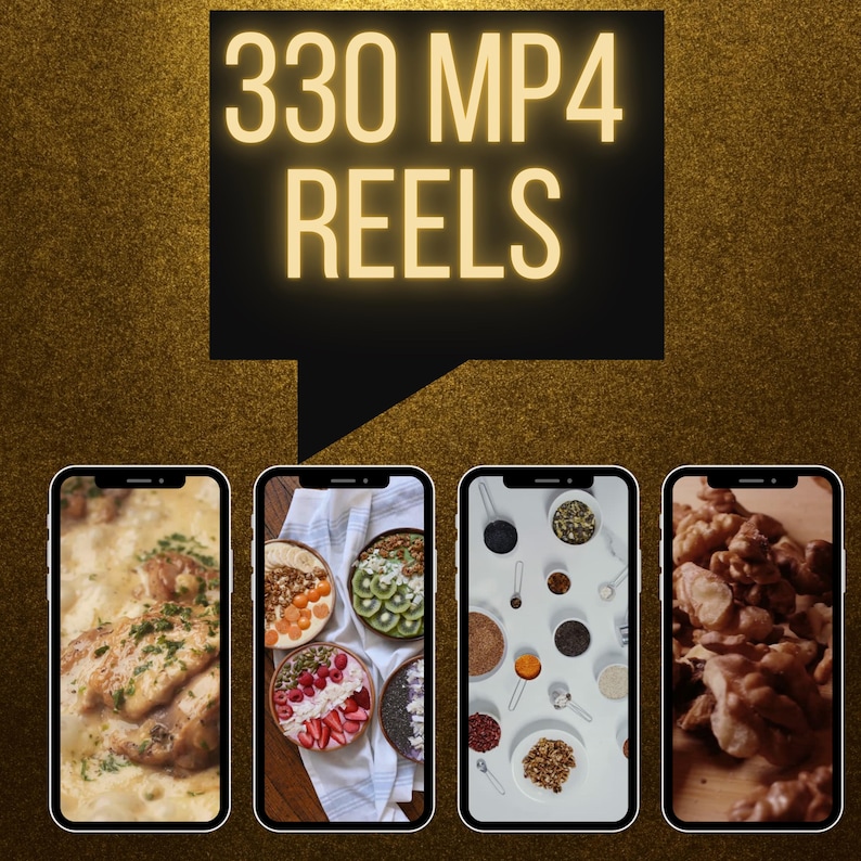 Protein Reels Bundle: 330+ Faceless Videos, PLR Resell Rights (digital ...
