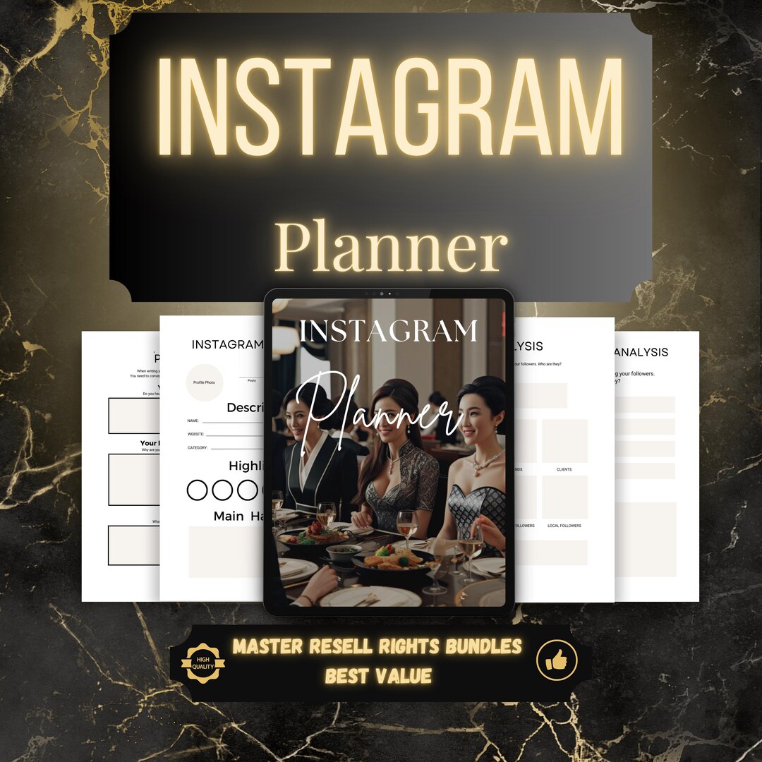 Instagram Planner for Creators & Coaches | Social Media Organizer ...