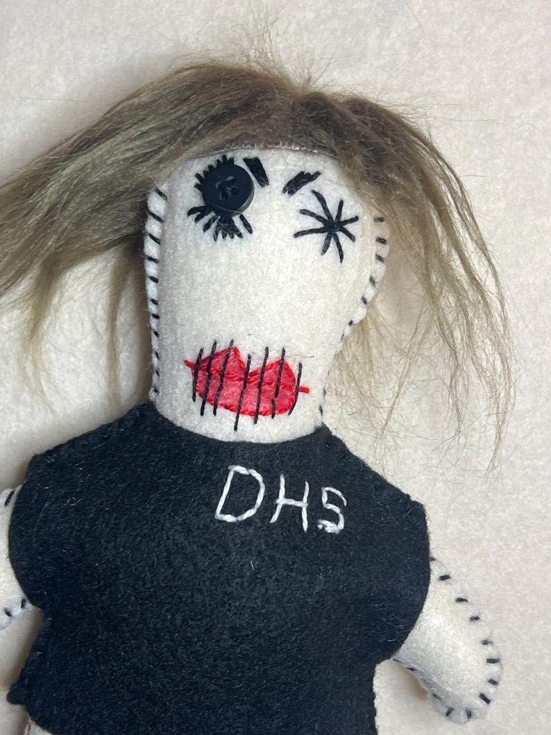 Kristi Homeland Security Voodoo Doll, Gag Gift Pincushion - Etsy