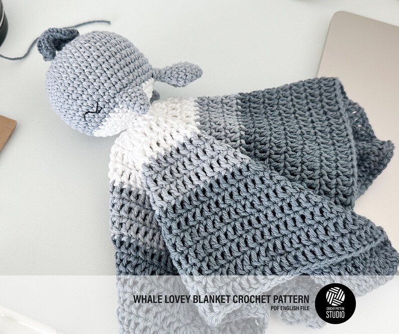 Whale Lovey Blanket Crochet Pattern - Etsy