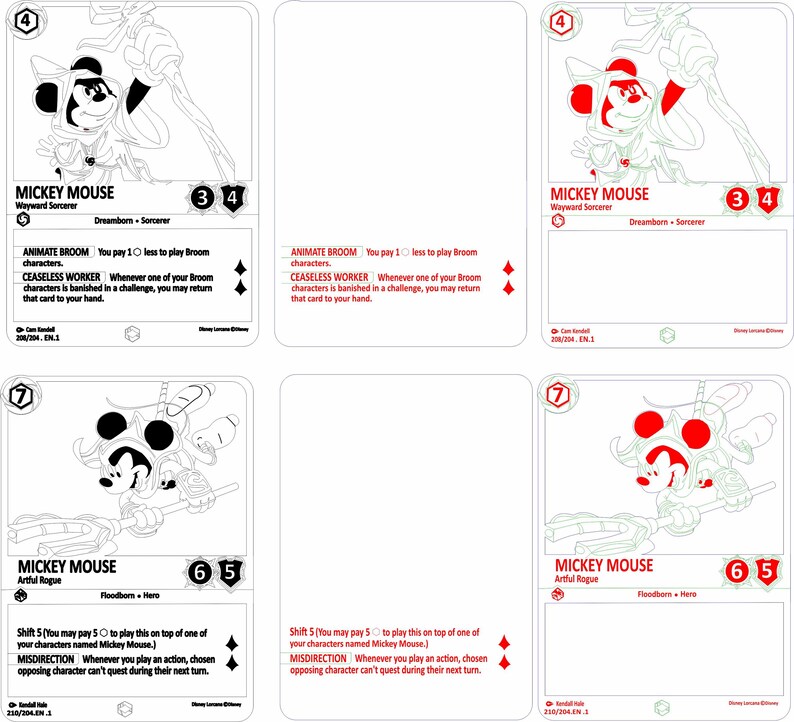 2 Mickey Mouse Disney Laser Cut Vector File | CNC & Laser Engraving ...
