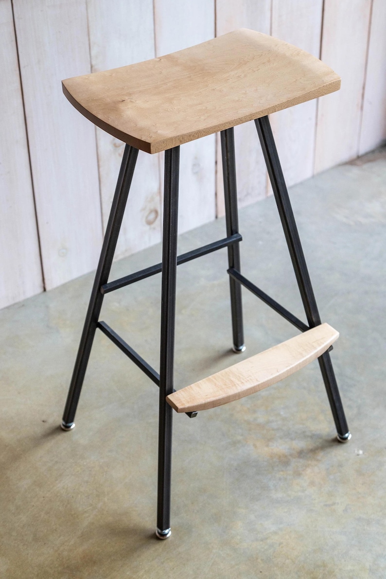 Modern, Industrial Bar Stool or Kitchen Stool. Both Durable ...