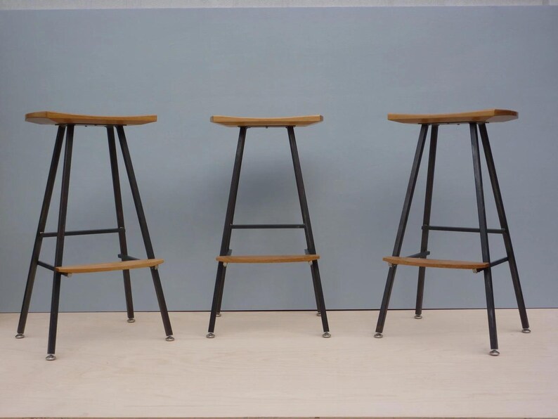 Modern, Industrial Bar Stool or Kitchen Stool. Both Durable ...