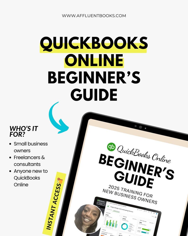 Quickbooks Online Beginner's Guide 2025 - US VERSION - Etsy