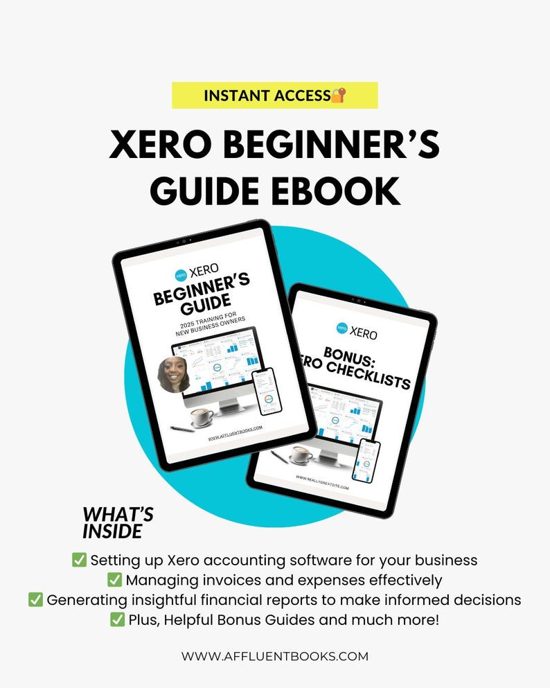 Xero 2025 Beginner's Guide - Etsy
