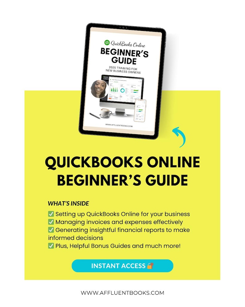 Quickbooks Online Beginner's Guide 2025 - US VERSION - Etsy
