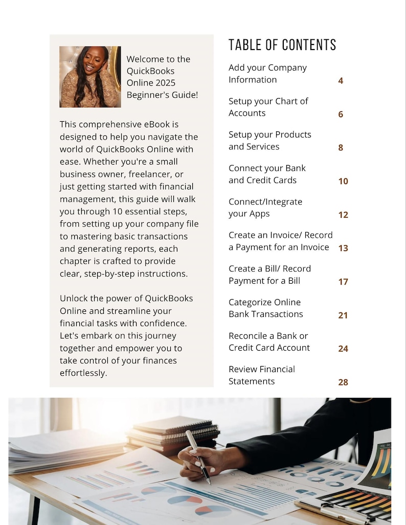 Quickbooks Online Beginner's Guide 2025 - US VERSION - Etsy
