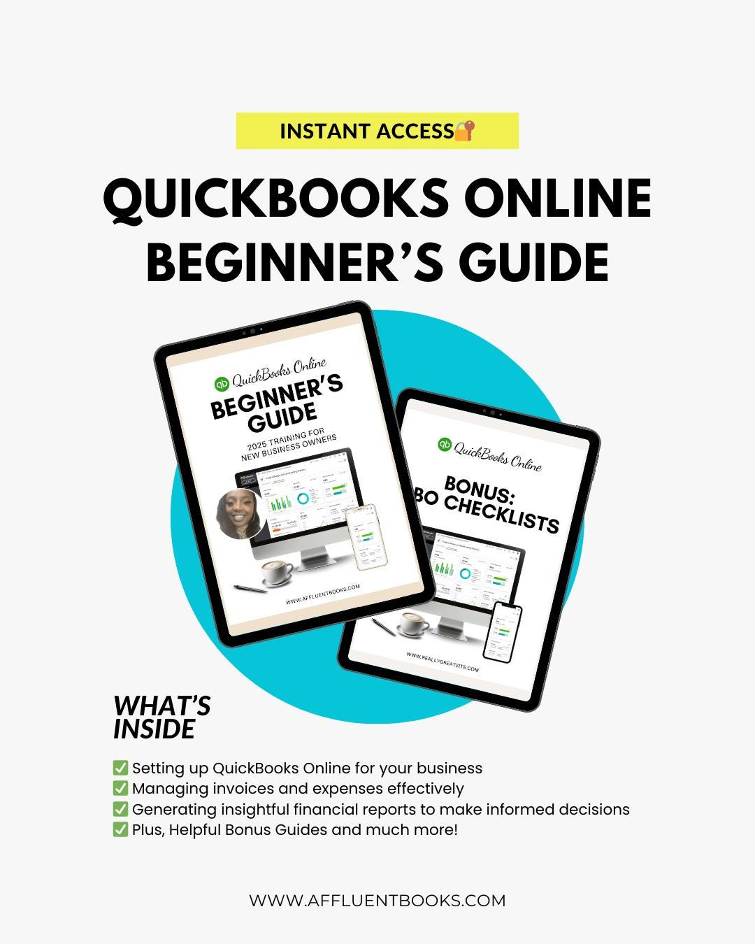 Quickbooks Online Beginner's Guide 2025 - US VERSION - Etsy
