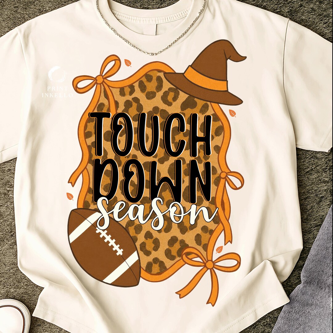 Turkey Touchdown Season PNG, Funny Thanksgiving Football Sublimation ...