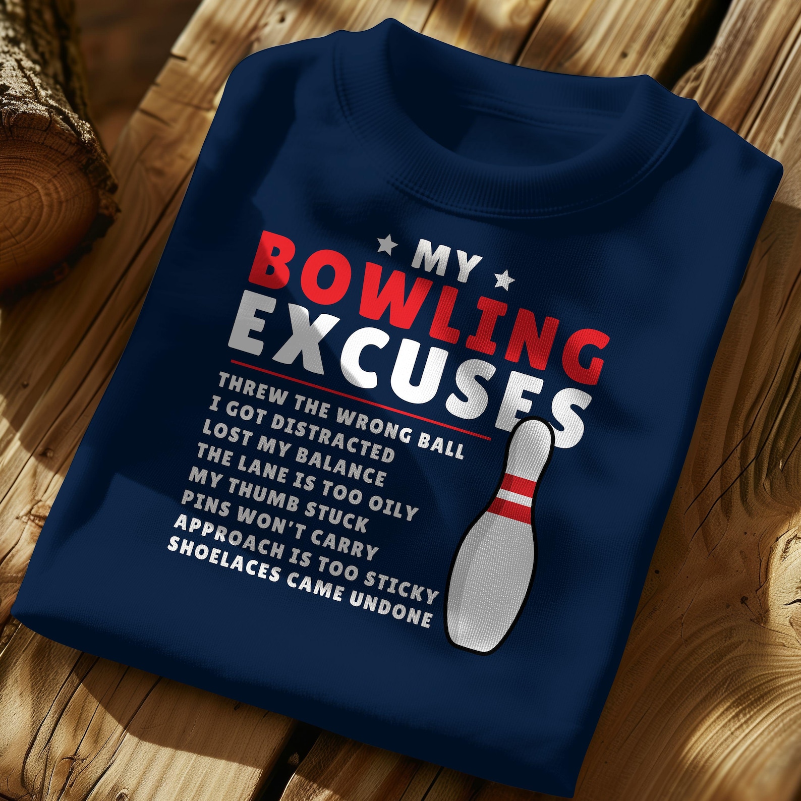 My Bowling Excuses Shirt Design PNG Digital Download | Bowling PNG ...