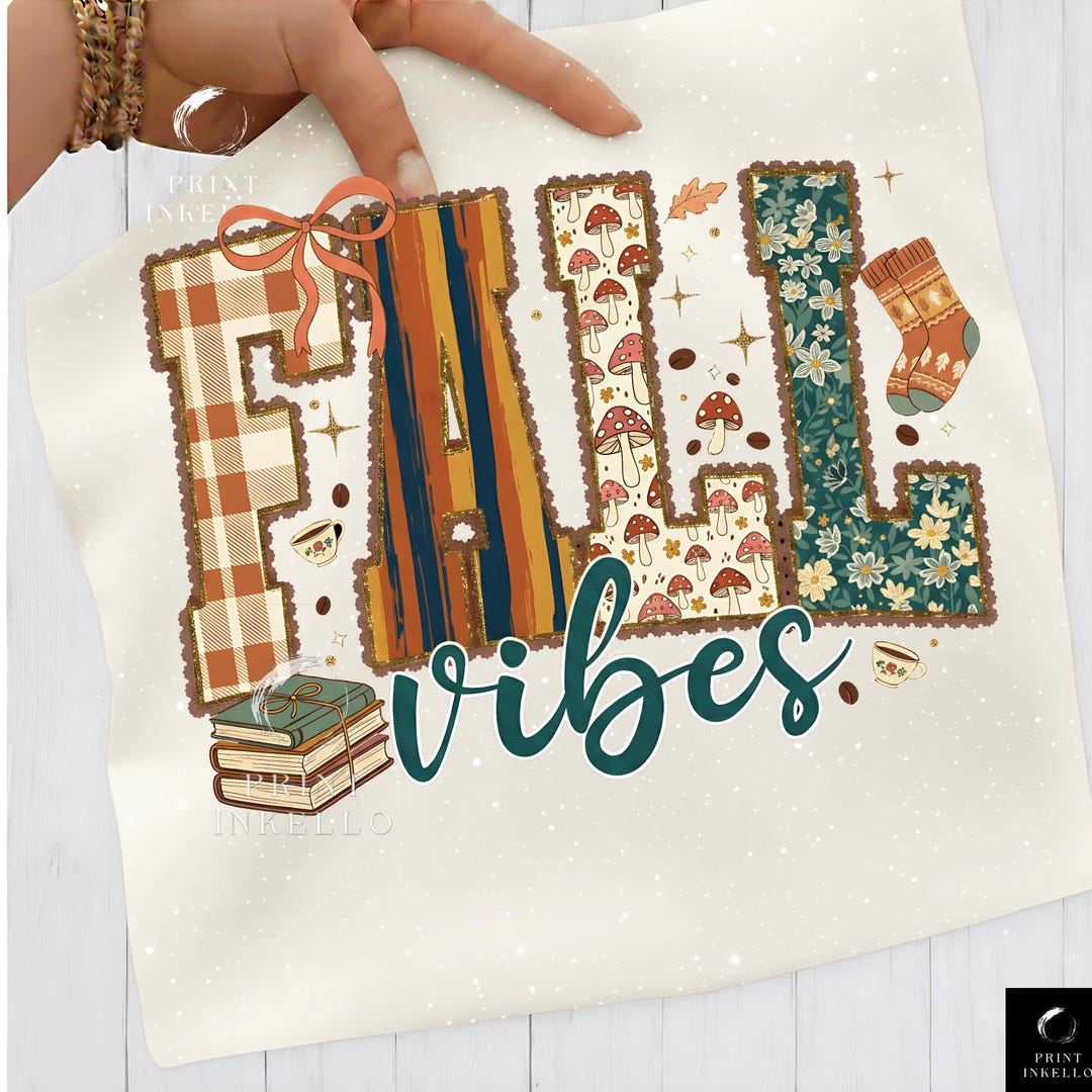 Preppy Coquette Fall Vibes PNG: Floral Pumpkin, Retro Autumn Design ...