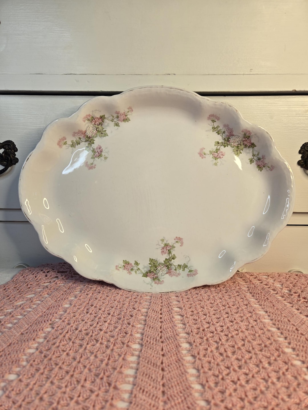 Vintage Platter Homer Laughlin Hudson Pattern - Etsy