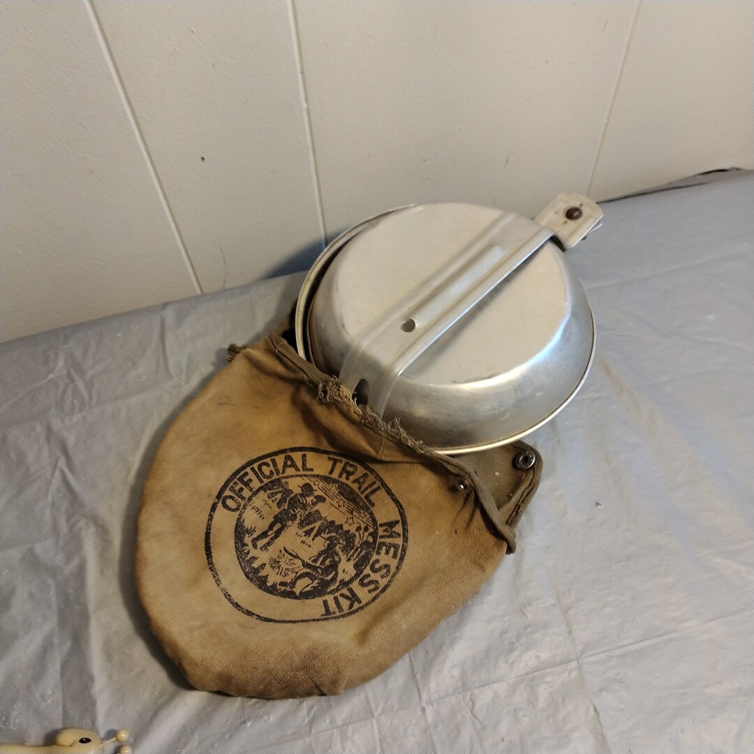 Vintage Official Trail Mess Kit, Camping Cookware, Look & Read ...
