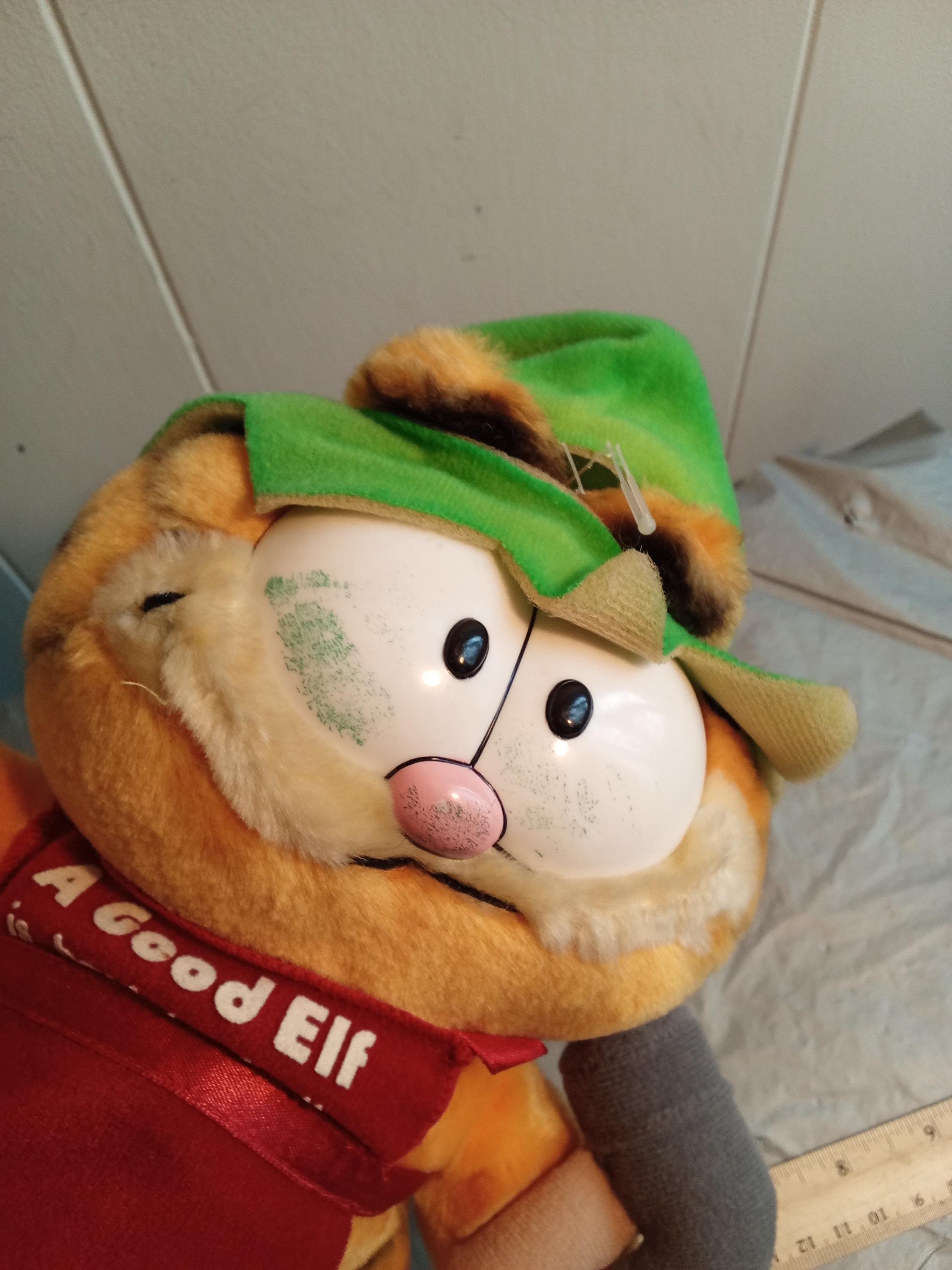 Plush 1981 Dakin Garfield Elf, Plush Garfield Cat - Etsy