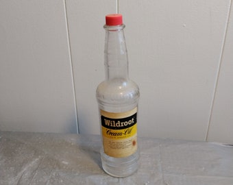 Vintage Wildroot Bottle - Etsy