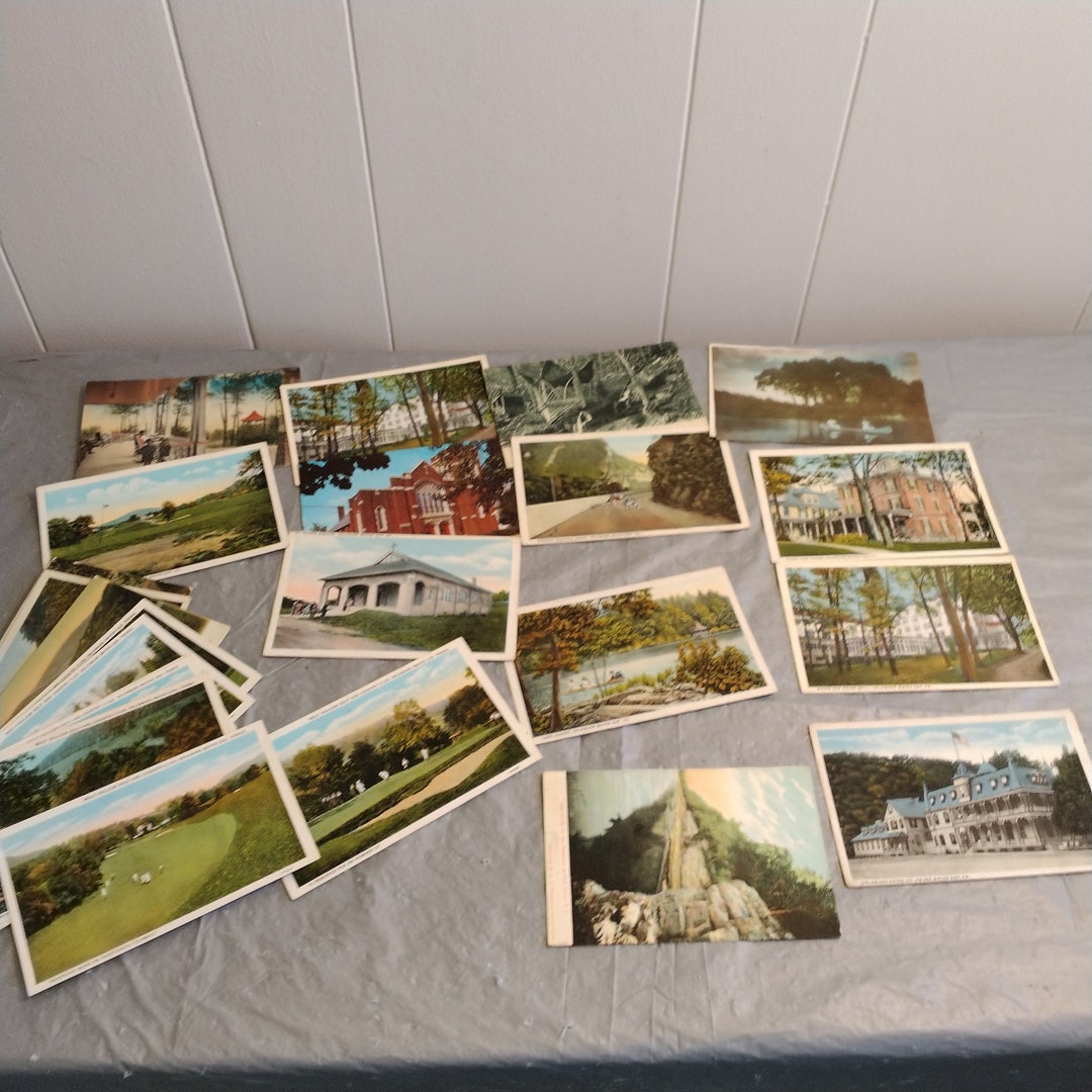 Lot of 25 Colored Postcards, Pennsylvania Postcards Ca 1906, Antique ...