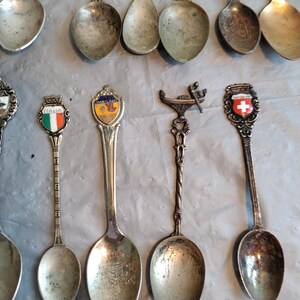 Vintage Souvenir Spoon Collection and Spoon Display, Look & Read ...